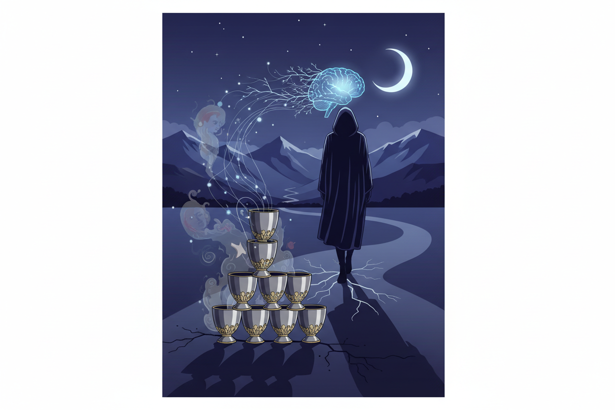 Eight of Cups: Emotional Detachment and Departure | Cups Psychology ...