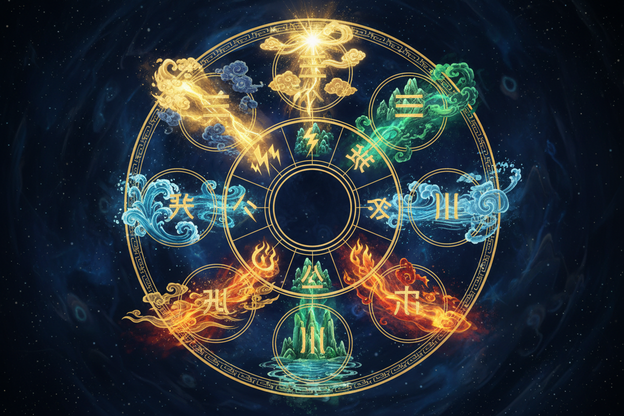 The Eight Trigrams as a Proto-Elemental System | Bagua and Elements ...