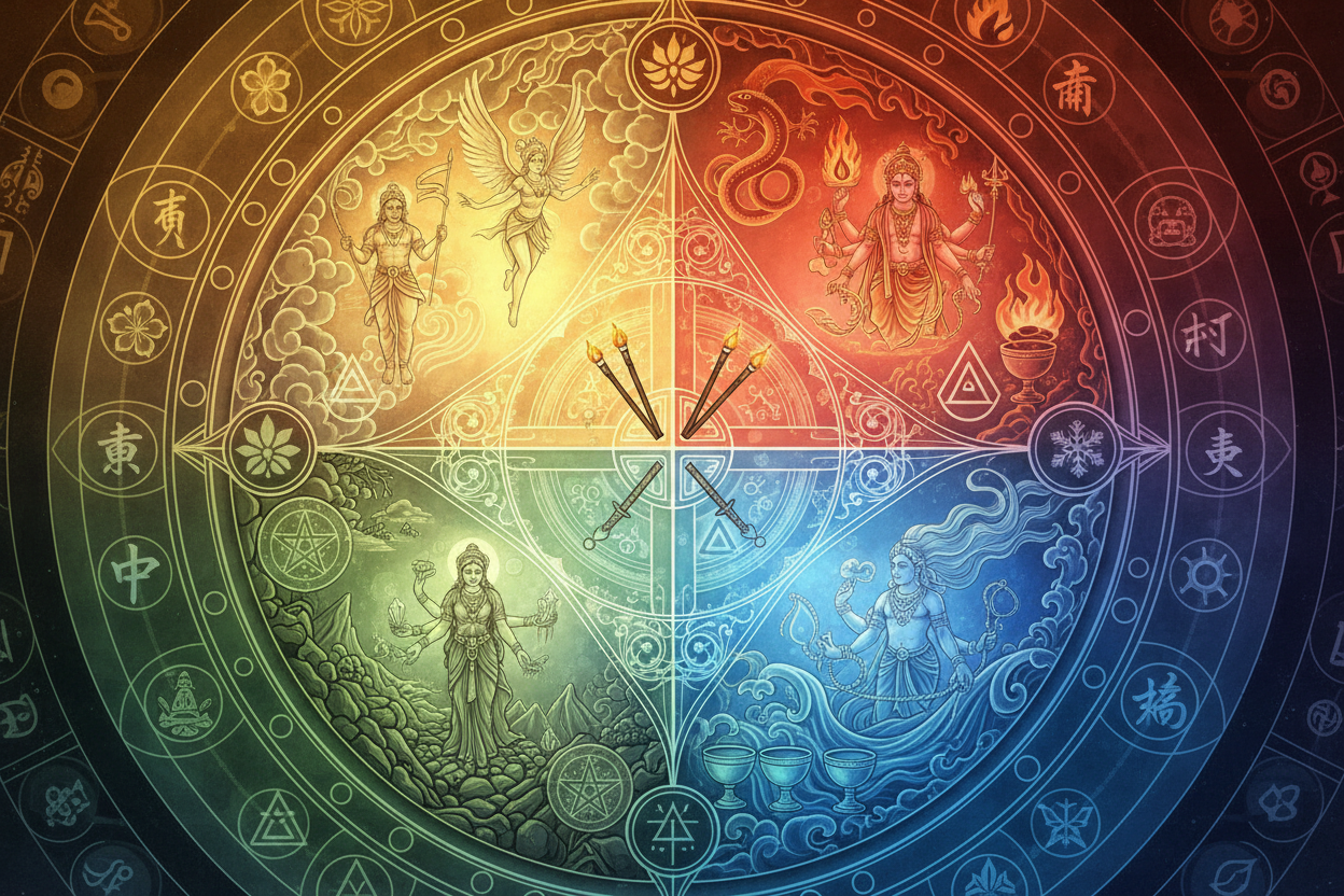 Elemental Alchemy: How Fire, Water, Air, Earth Appear in Every Mystical ...