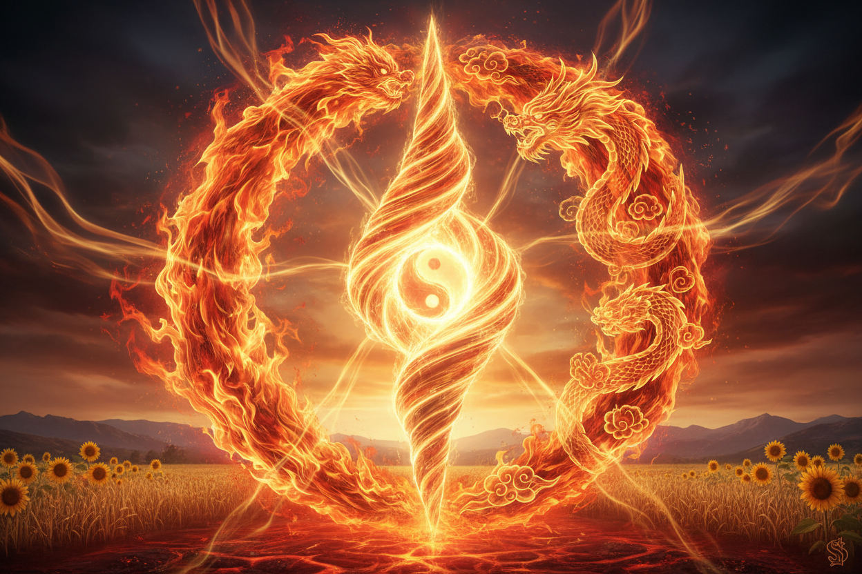Fire ↔ Fire: The Yang Principle | Universal Fire Element Convergence ...