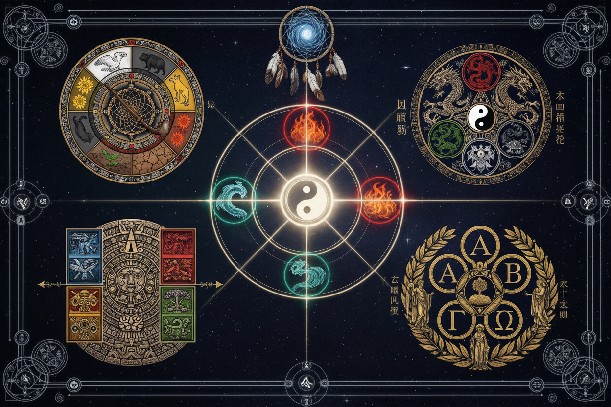 The Four Directions and Elements | Cosmic Structure Complete – Nicole's ...