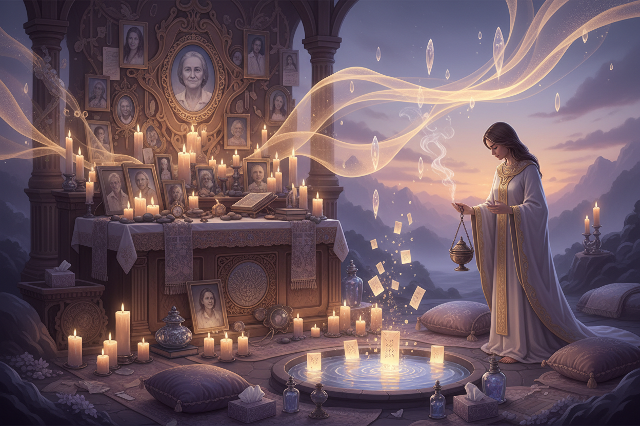 Grief & Magic: Processing Loss Through Ritual | Complete Guide – Nicole's ritual universe