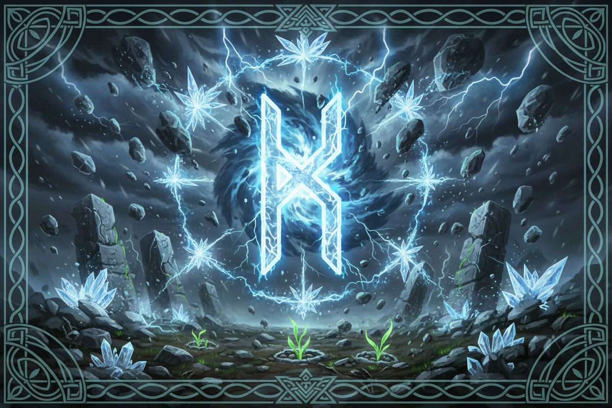 Hagalaz Rune: Complete Guide to Meaning & Magic | Elder Futhark ...