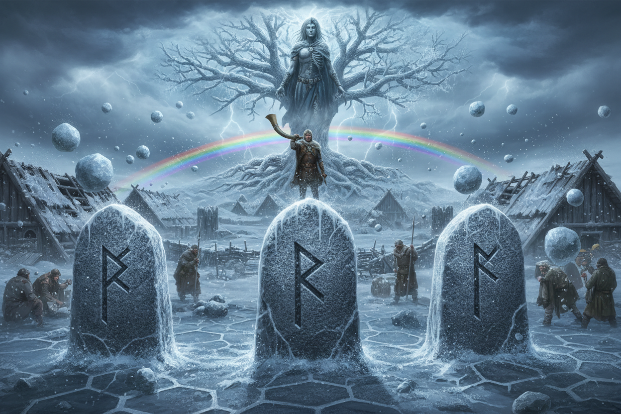 Hagalaz Rune Deep Dive: Norse Mythology, Heimdall & Crisis ...