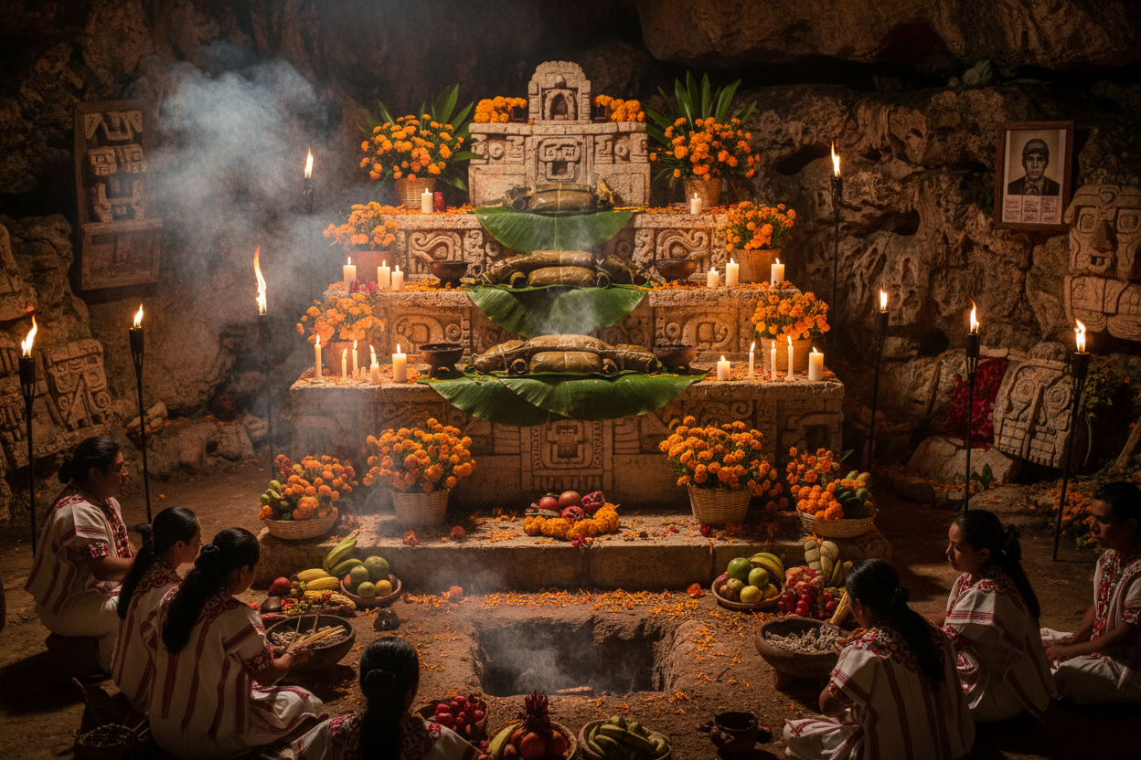 Hanal Pixan: Mayan Day of the Dead - Ancestor Feeding & Mukbil Pollo ...