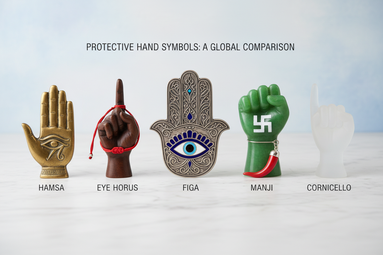 Hamsa vs Other Hand Symbols | Comparative Symbolism Guide – Nicole's ...