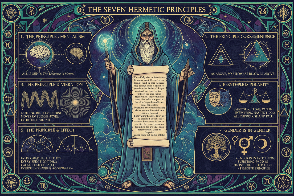 Hermetic Principles Seven Laws Explained – Nicole's ritual universe
