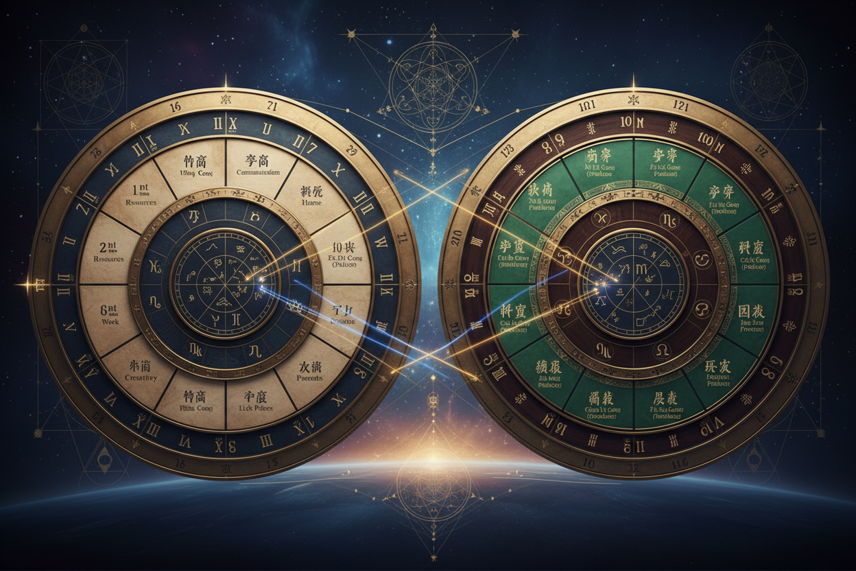 House Systems ↔ Palace Systems: Life Domain Mapping | Astrological ...