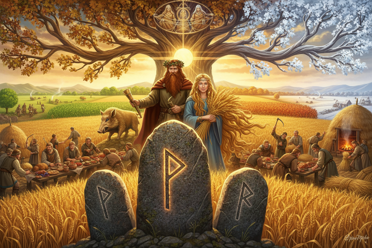 Jera Rune Deep Dive: Norse Mythology, Freyr & Cosmic Cycles – Nicole's ...
