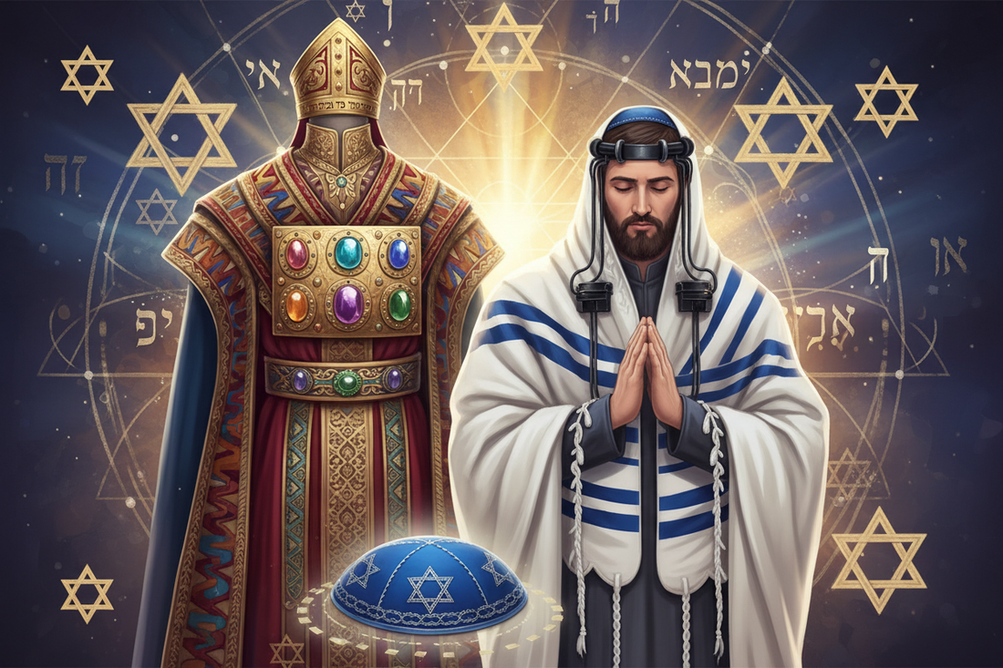 Jewish Ritual Garments: Tallit, Tzitzit, and High Priest Vestments ...