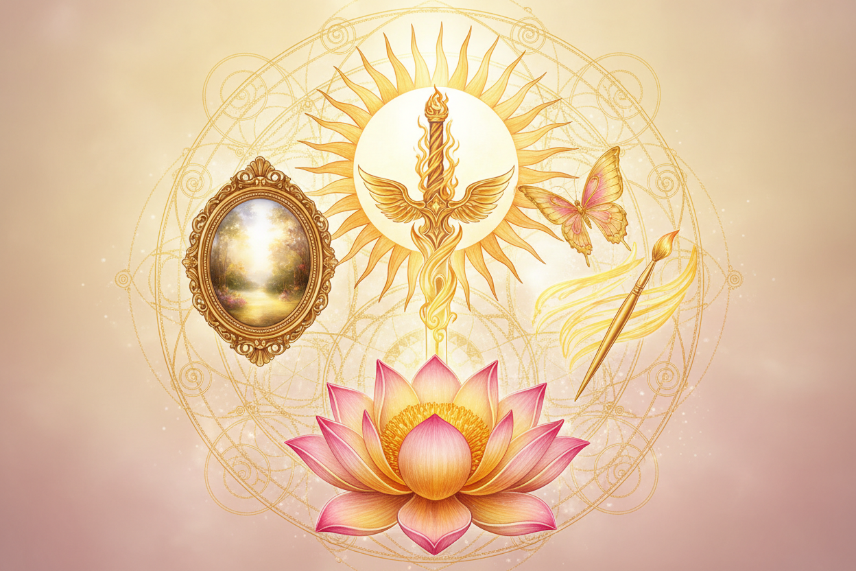 Archangel Jophiel Symbols & Colors | Flaming Sword & Yellow Joy Ray ...