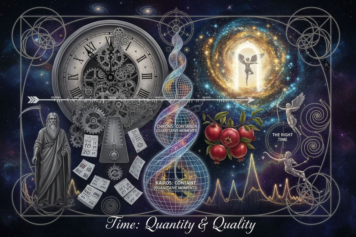 Why Time Has "Quality": Kairos vs. Chronos – Nicole's ritual universe
