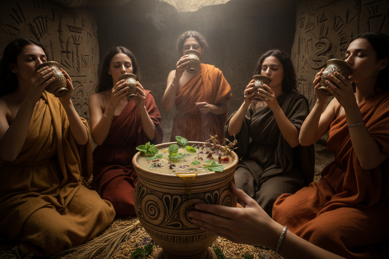 Kykeon: The Sacred Drink of Eleusinian Mysteries | Ergot & Ritual ...