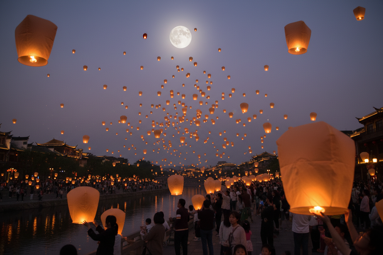 Lantern Festival Rituals: Lighting Lanterns and Making Wishes – Nicole ...