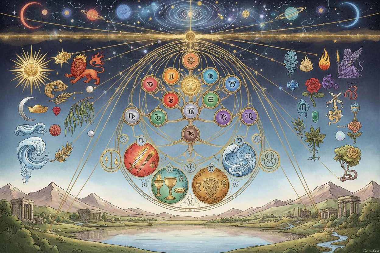 Magic Correspondences Explained: Planet, Metal, Element, and Deity ...