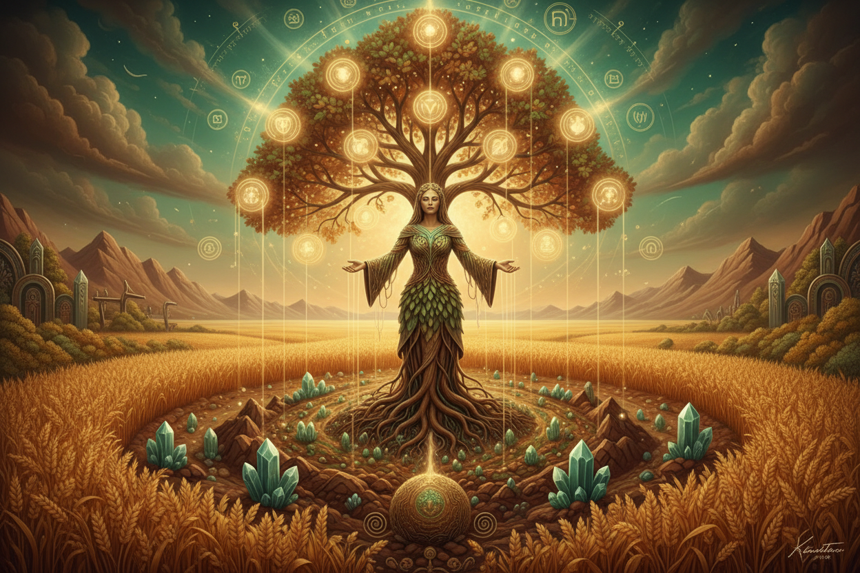 Malkuth as Gaia/Demeter: Earth Mother & Manifestation | Kabbalistic ...