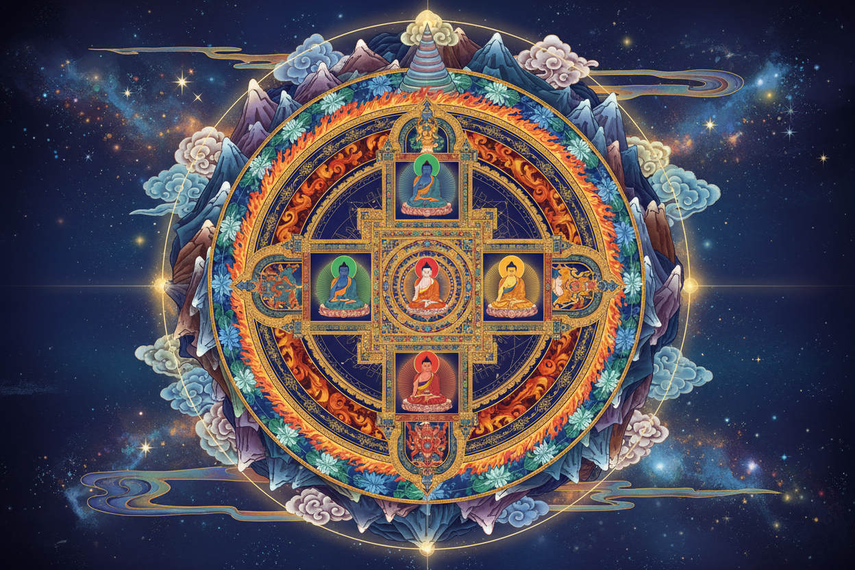 Mandala Cosmology: The Sacred Geometry of Tibetan Buddhism | NICOLE LAU – Nicole's ritual universe