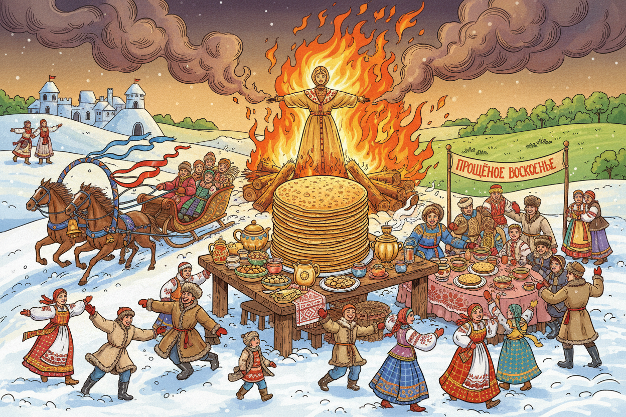 Maslenitsa: Russian Butter Week - Pancakes, Bonfires & Farewell to ...