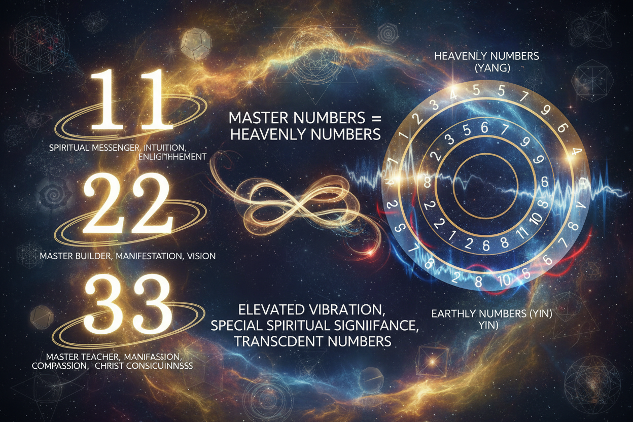 Master Numbers ↔ Heavenly Numbers | Elevated Vibration – Nicole's ritual universe