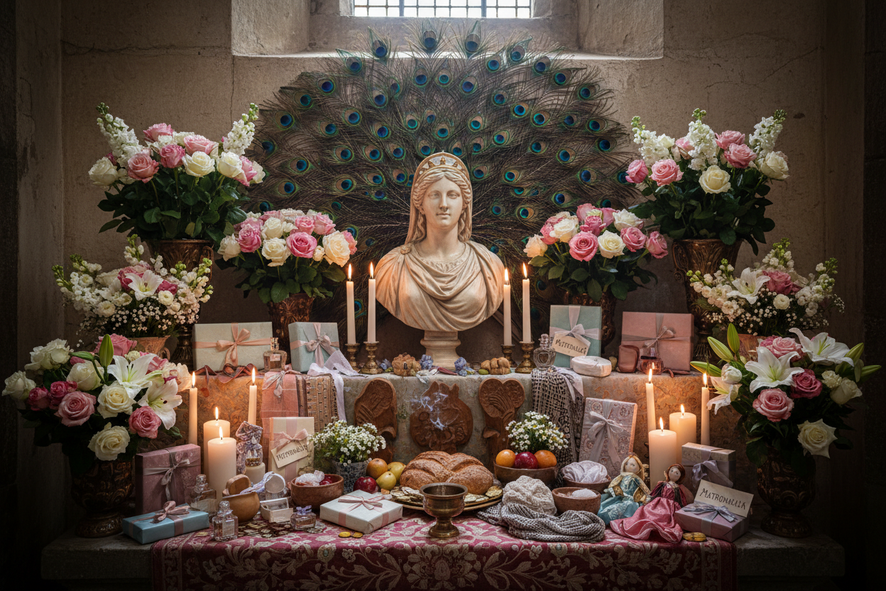 Matronalia Altar: Flowers, Gifts for Women & Juno Symbols – Nicole's ...