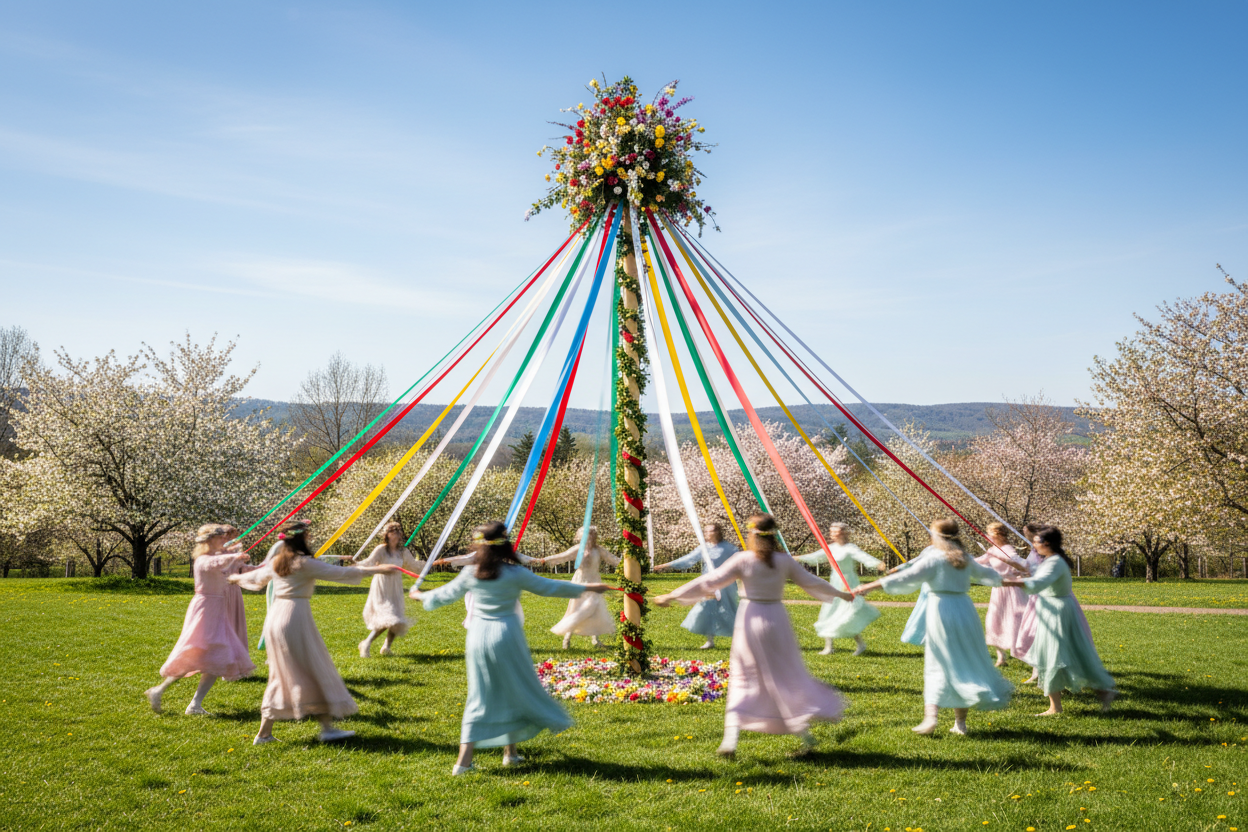 Maypole Dancing: History & How-To | Complete Guide – Nicole's ritual ...