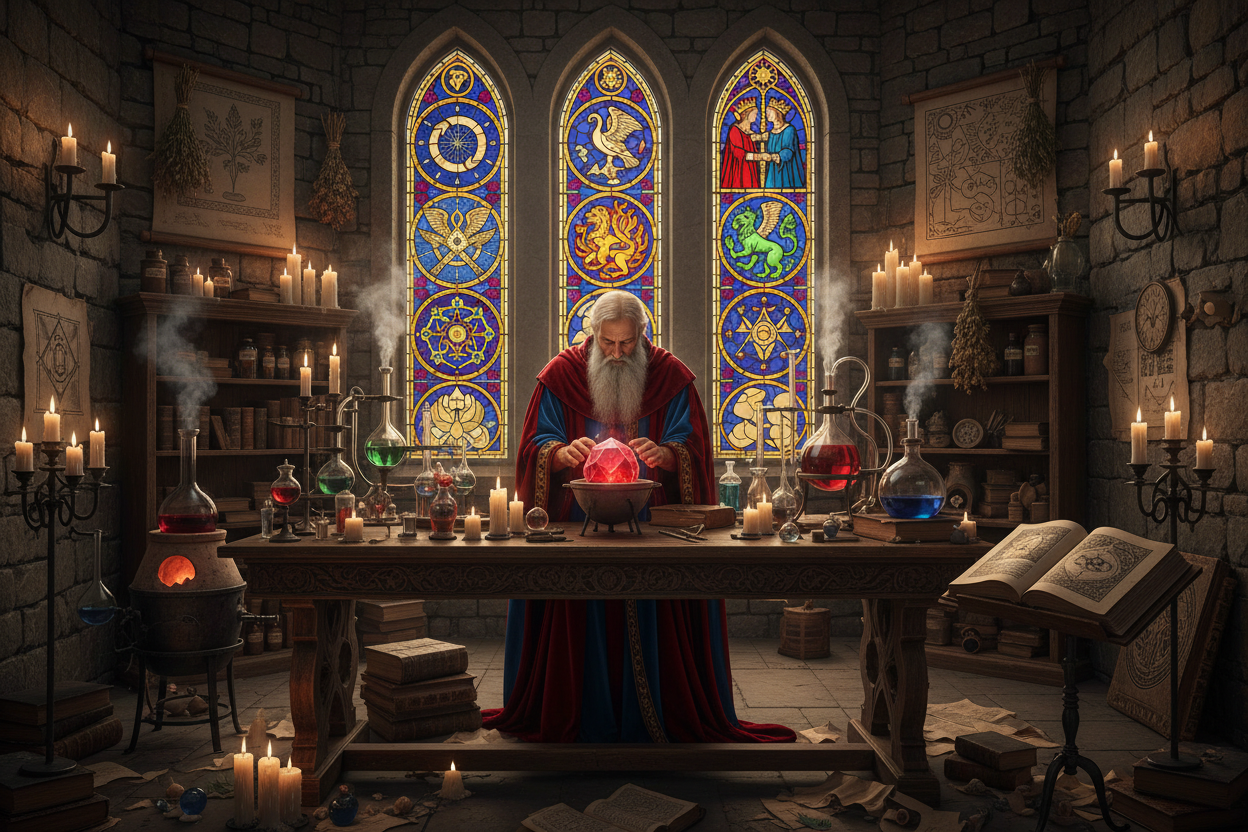 Alchemy in Medieval Europe: The Great Work and Philosopher's Stone ...