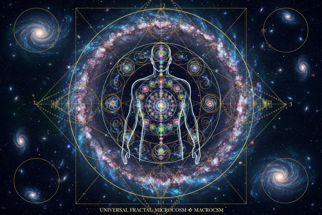Microcosm-Macrocosm: Universal Fractal Pattern | Sacred Geometry ...