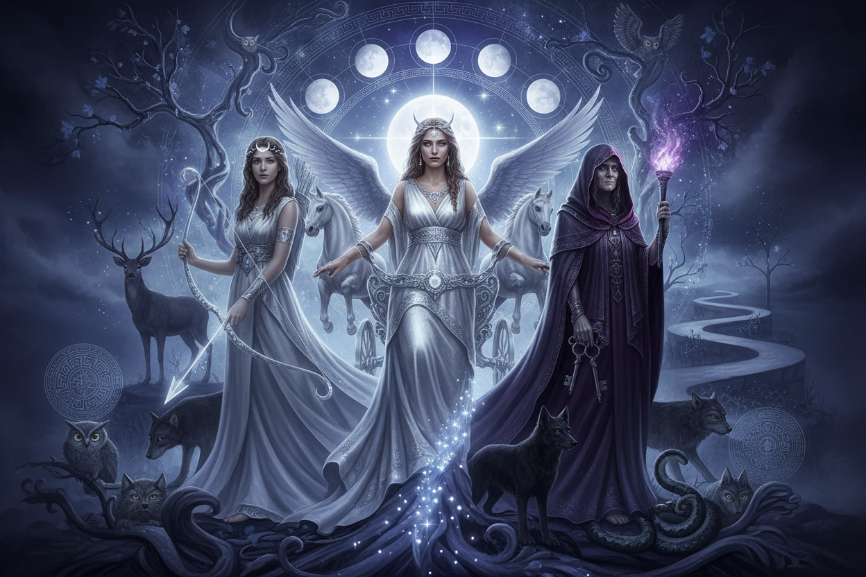 Moon as Artemis/Selene: The Triple Goddess in Your Emotional Nature ...