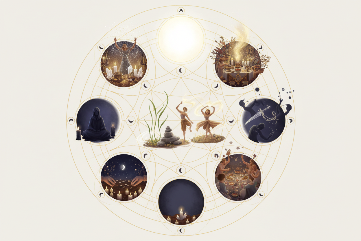 Moon Phases × Ritual Types: New Moon to Dark Moon Guide – Nicole's ...