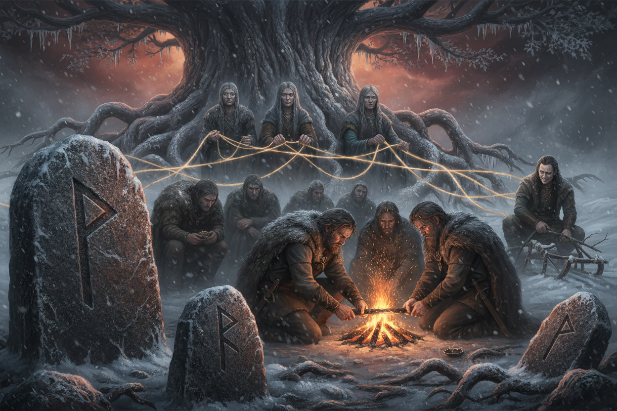 Nauthiz Rune Deep Dive: Norse Mythology, Norns & Necessity – Nicole's ...
