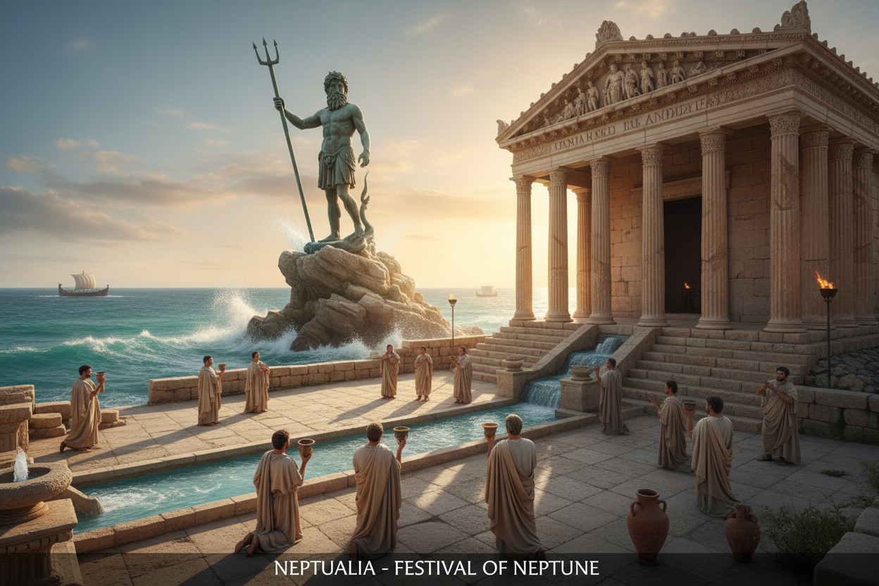 Neptunalia: History and Roman Festival of Neptune | July 23rd ...