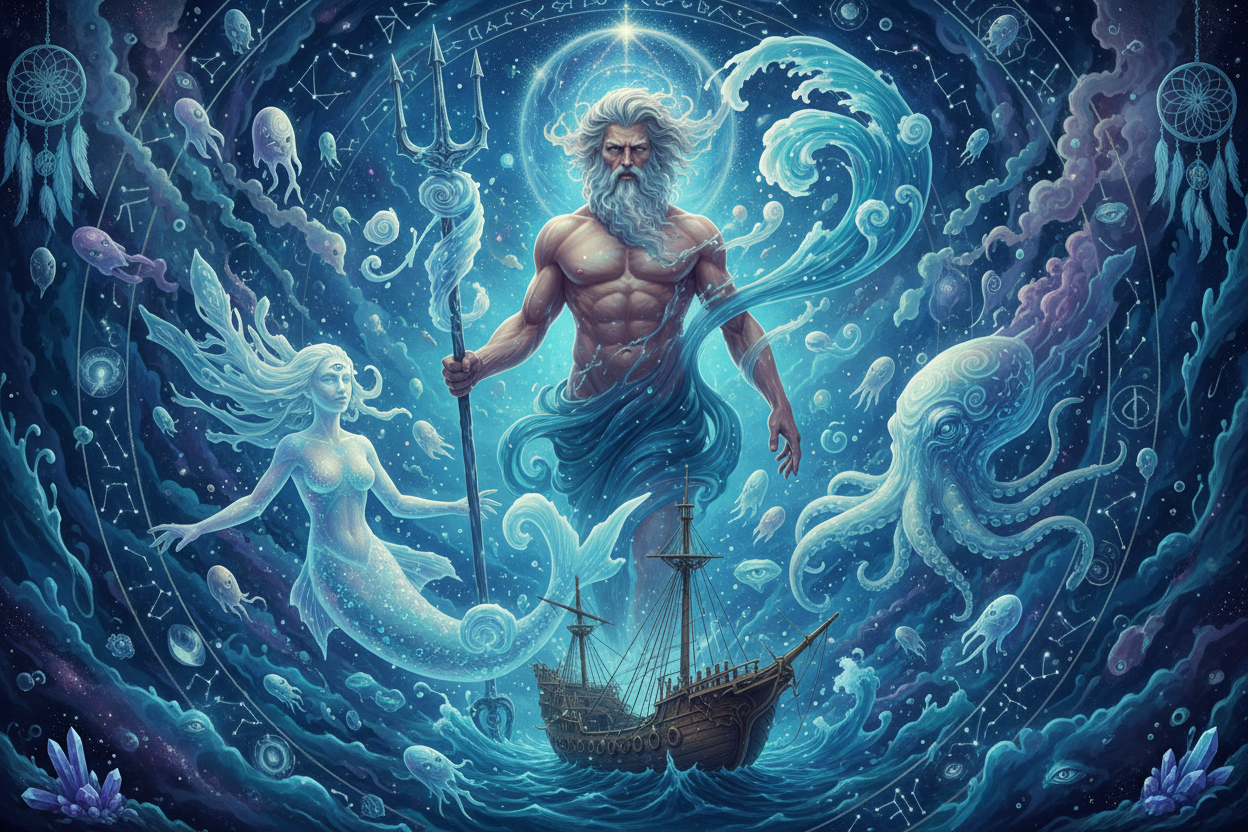 Neptune as Poseidon: The Ocean of Collective Unconscious | Astrology ...