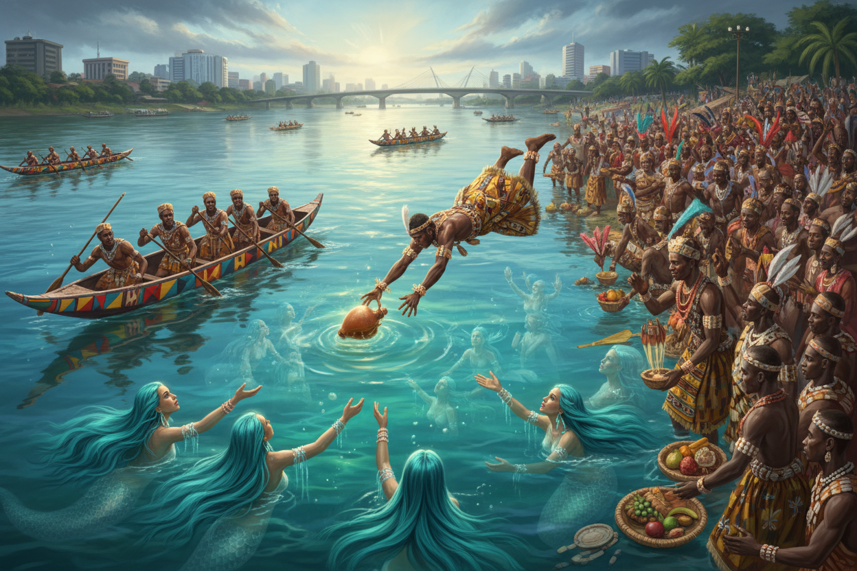 Ngondo Festival: Sawa Water Spirit Festival - River Rituals, Underwater ...