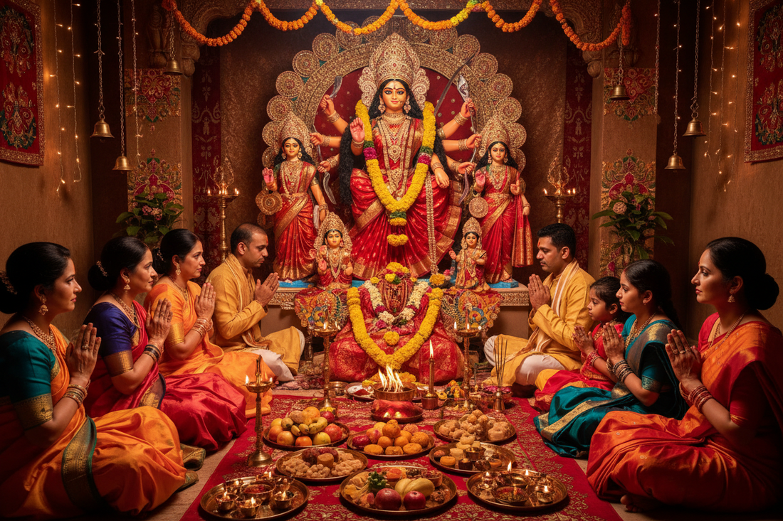 Navaratri Rituals: Nine Night Ceremonies and Durga Worship – Nicole's ...