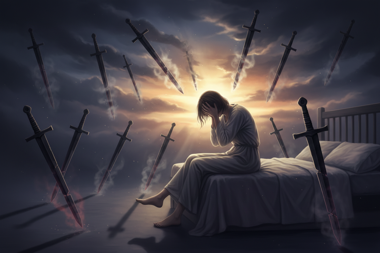 Nine of Swords Reversed: Anxiety Lifting, Getting Help & Dawn Breaking ...