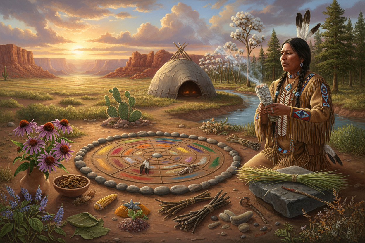 North American Indigenous Herbalism: Medicine Wheel Plants | Native ...