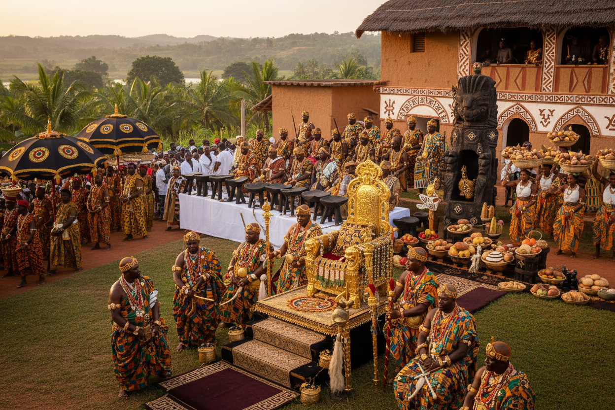 Odwira Festival: Ashanti Purification - Golden Stool, Ancestors ...