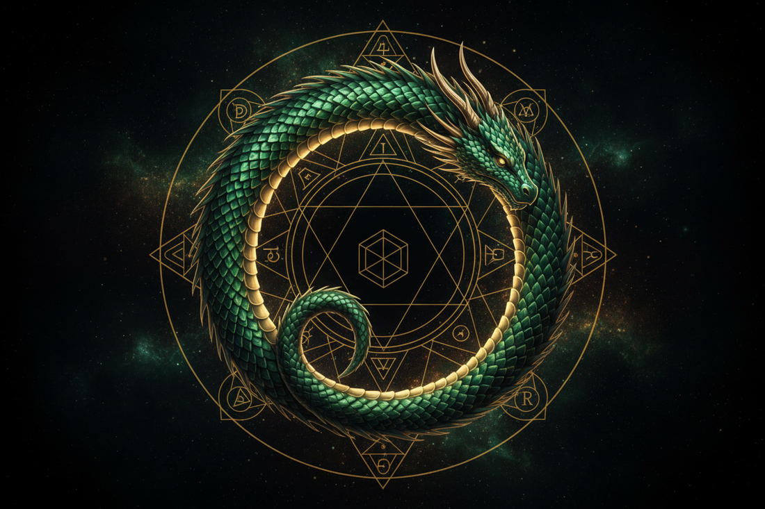 Ouroboros: The Eternal Cycle | Alchemical Symbol of Unity & Return – Nicole's ritual universe