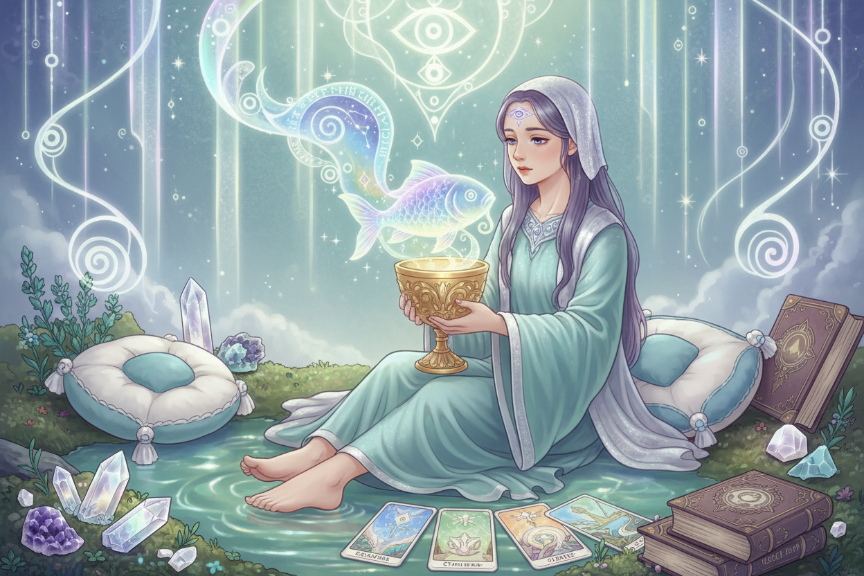 Page of Cups Spiritual Meaning: Intuitive Awakening & Psychic Messages ...