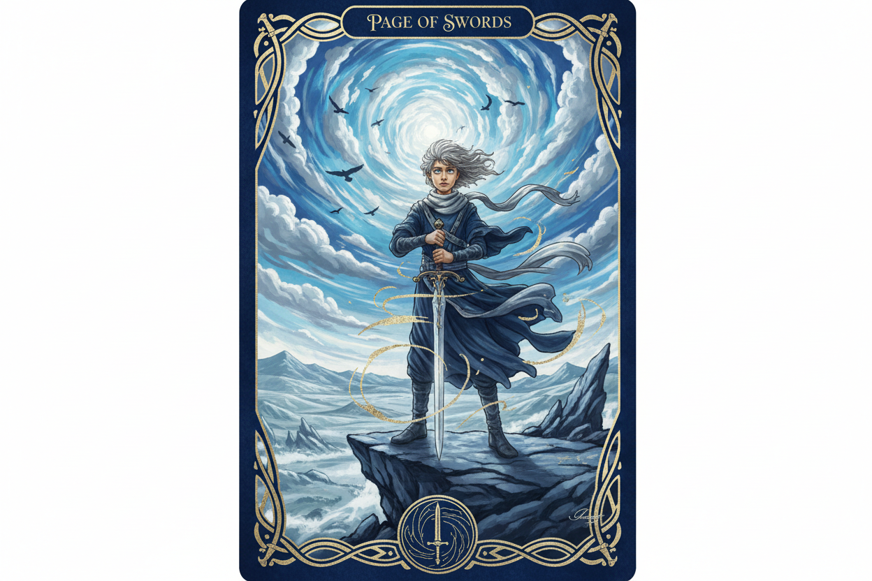 Page of Swords Tarot Card: Complete Guide to Meaning & Symbolism ...