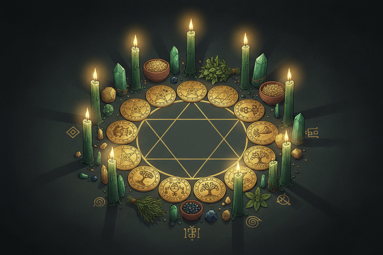 Pentacles Ritual: Abundance & Prosperity Magic | Tarot Ritual Guide ...