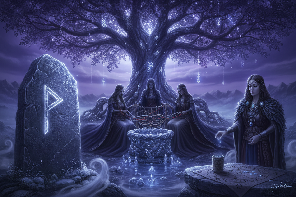Perthro Rune Deep Dive: Norse Mythology, Norns & Wyrd – Nicole's ritual ...