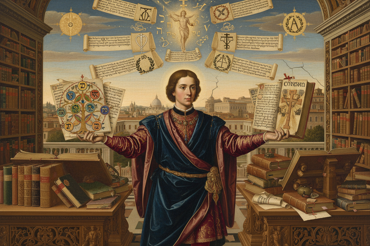 Pico della Mirandola & Christian Kabbalah | 900 Theses & Dignity of Man ...