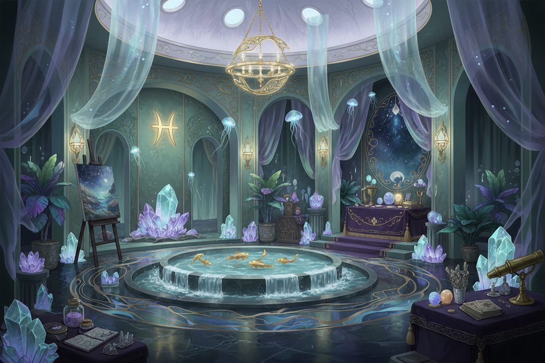 PISCES Home & Space: Creating Your Sacred Sanctuary | Zodiac Decor – Nicole's ritual universe