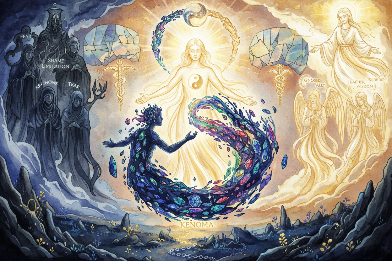 Pleroma Shadow Work: Integrating Kenoma | Gnostic Shadow Integration ...