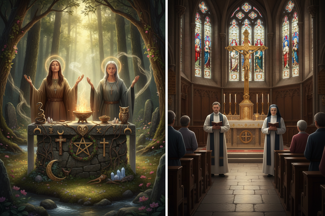 Priest/ess vs Clergy: Pagan vs Christian | Spiritual Leadership ...