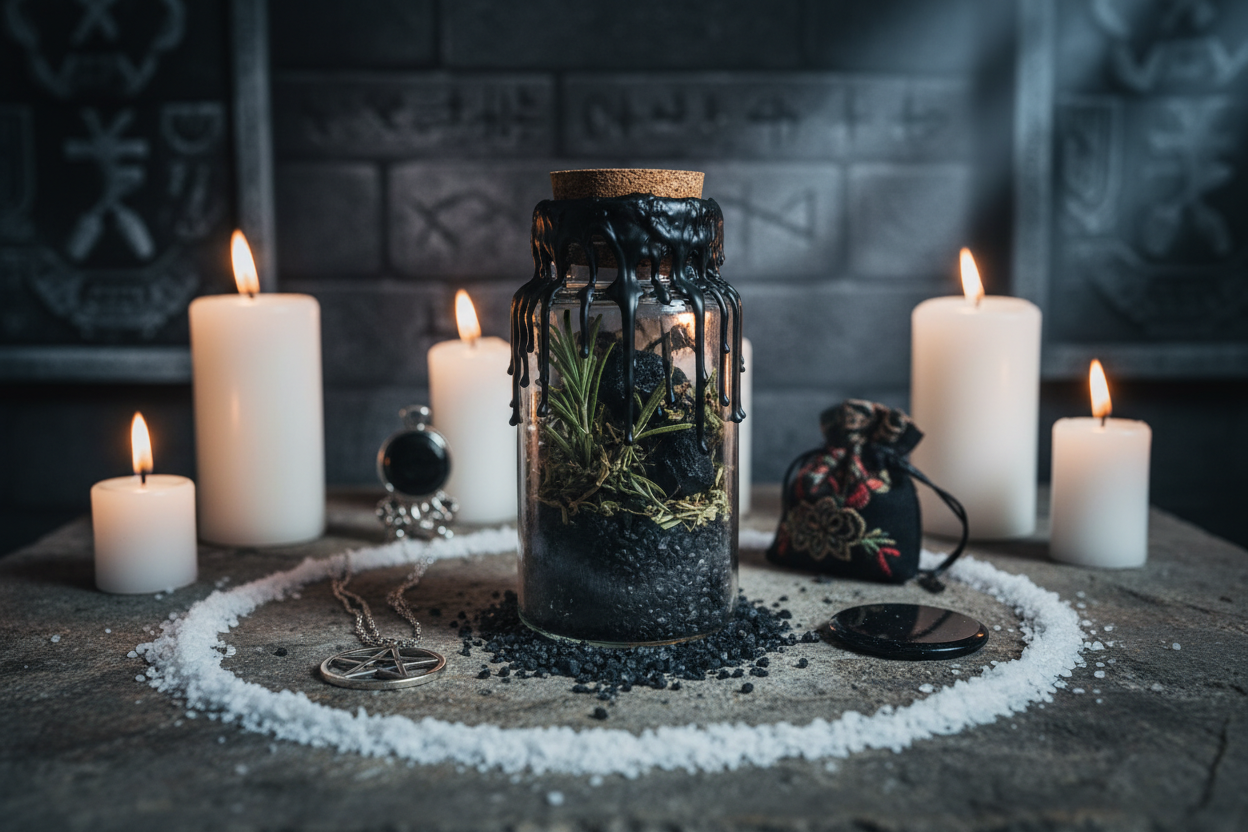 Protection Spell Jar: Step-by-Step Guide for Magical Defense – Nicole's ...