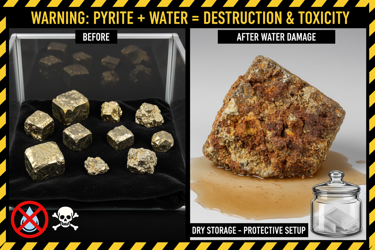 Pyrite Water Warning: Why It Rusts & Turns Toxic – Nicole's ritual universe