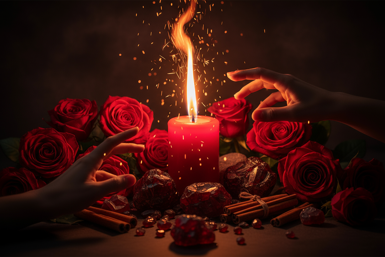 Red Candle Passion Spell: Igniting Sexual Energy & Desire – Nicole's ...
