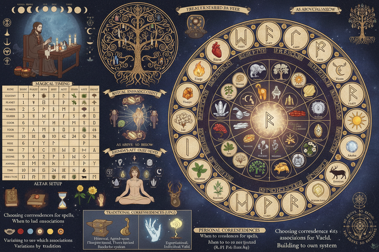 Rune Correspondences: Complete Reference Guide | Magical Associations ...